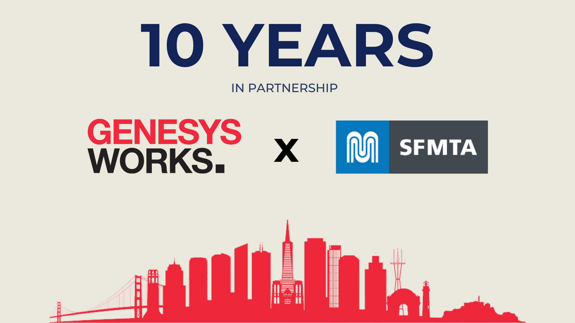 SFMTA x Genesys Works Bay Area 10 Year Partnership | Genesys Works